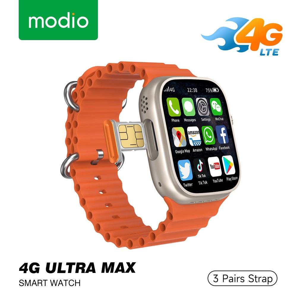 Modio 4G Ultra Sim Max Android Smart Watch Price In Sri Lanka – Mr.Watch