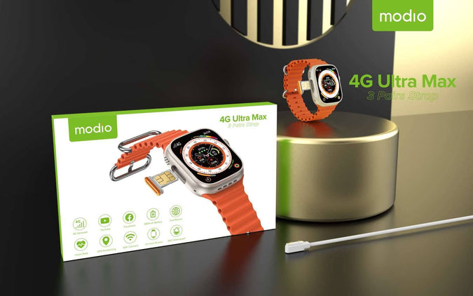 Modio 4G Ultra Sim Max Android Smart Watch Price In Sri Lanka – Mr.Watch